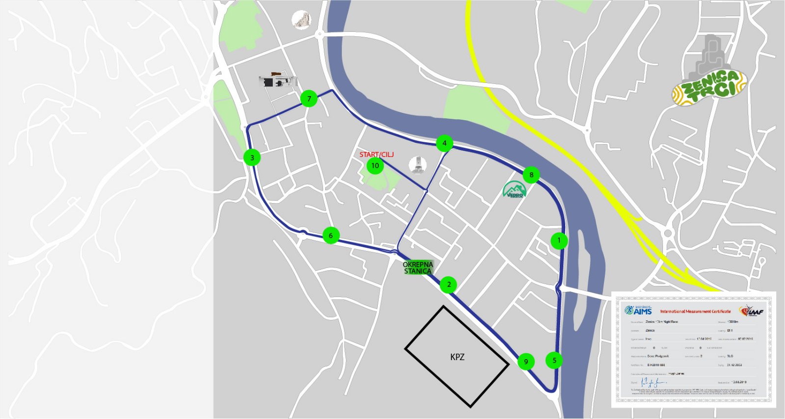 3. „Zenički noćni cener“ - GB3 Timing